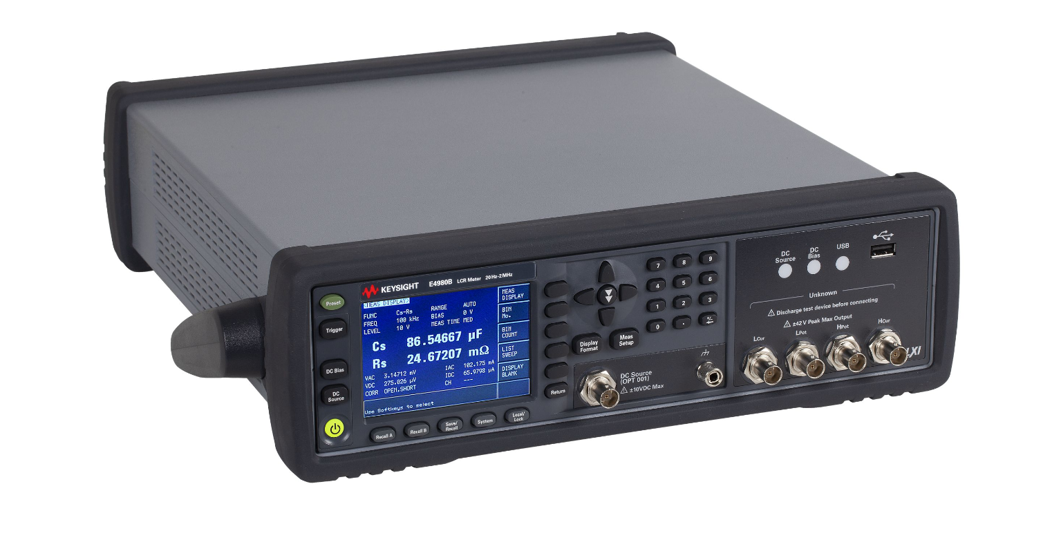KEYSIGHT是德科技E4980B 精密 LCR 仪表，20 Hz 至 2 MHz-产品中心-数字示波器-红外热像仪-校准器-电能质量分析仪 ...
